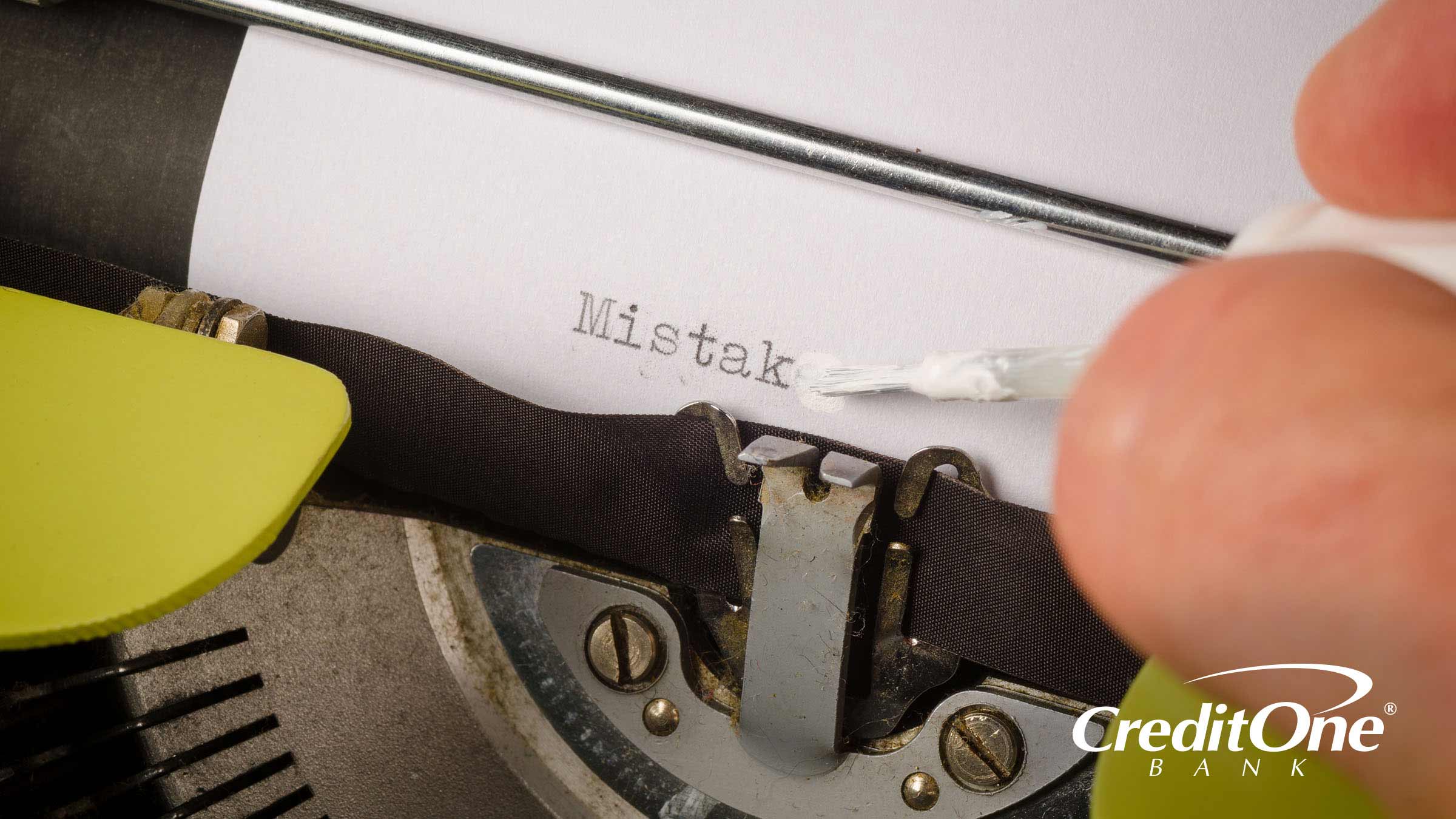 Common Credit Reporting Errors | Credit One Bank